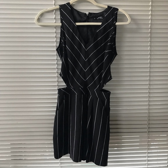 Miss Selfridge | Other | Striped Romper With Side Cut Outs | Poshmark